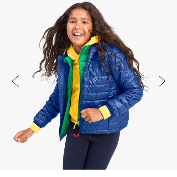 Primary | Jackets & Coats | Primary Blue Puffer Jacket Thin Ski Jacket ...